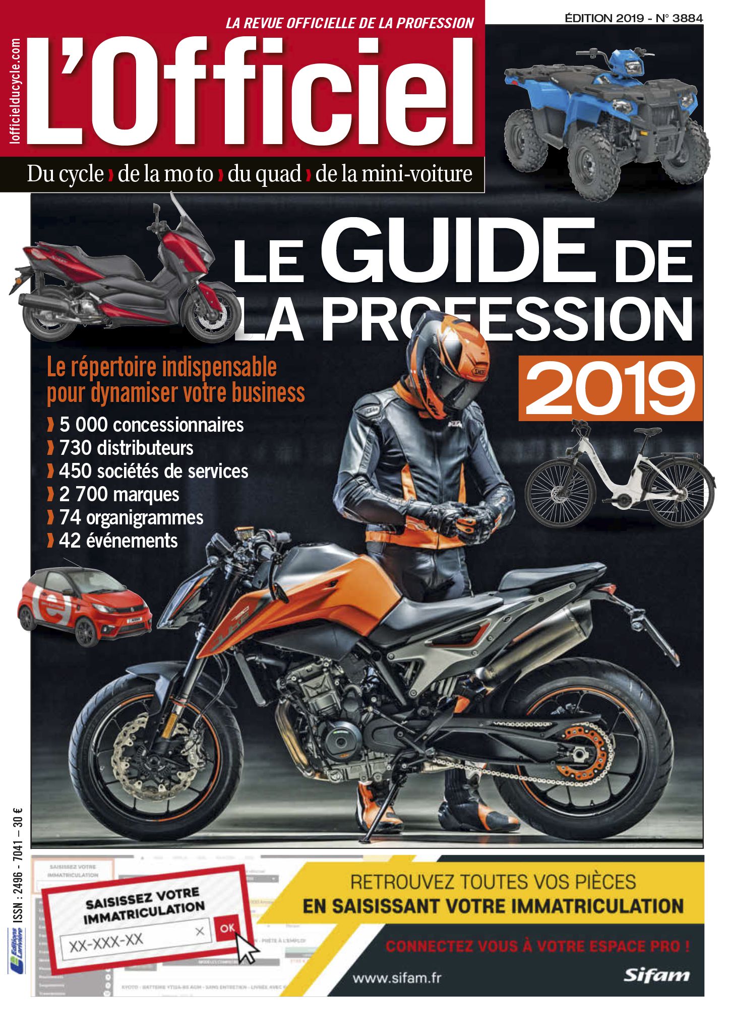 L'Officiel du Cycle | Abonnement magazine | Boutique Larivière